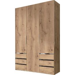 wimex Kleiderschrank &raquo;Level by fresh to go&laquo; mit Schubladen braun B/H/T: 150cm x 236cm x 58cm, T&uuml;ren: 3 Stk.