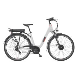 Telefunken Unisex &raquo;Multitalent RC826&laquo; 7 Gang Shimano Shimano Tourney Schaltwerk Kettenschaltung Frontmotor 250 W tiefer Einstieg, 28 Zoll, Pedelec, 