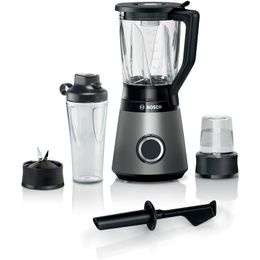 Bosch Standmixer &raquo;VitaPower Serie 4 MMB6177S, 30.000 U/min, 1,5l Thermoglas, ToGoFlasche&laquo; 1200 W 4 Klingen-Messer, Universalzerkleinerer, Made in 