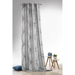 Weckbrodt-Gardinen Vorhang &raquo;Louis&laquo; &Ouml;sen 1 Stk. tlg. Jacquard, strukturiert, Blickdicht, Gardine, Store silber Jacquard, Polyester 245cm, &Ouml;sen, 140cm