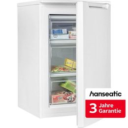 Hanseatic Gefrierschrank &raquo;HGS8555BW&laquo; 85 cm hoch 55 cm breit inkl. 3 Jahre Herstellergarantie silber Eisw&uuml;rfelbeh&auml;lter