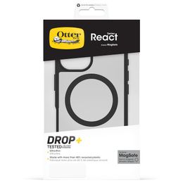 Otterbox Handyh&uuml;lle &raquo;React f&uuml;r Apple iPhone 16&laquo; Smartphones Backcover, Schutzh&uuml;lle, Handyschutzh&uuml;lle, Case, Schutzcase, sto&szlig;fest schwarz Kunststoff Kompatibel 