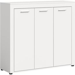 OTTO home Schuhschrank &raquo;AOSTA, H&ouml;he 108cm, 3 T&uuml;ren, 10 Einlegeb&ouml;den, 12 F&auml;cher&laquo; in verschiedenen Farbausf&uuml;hrungen erh&auml;ltlich, individuell kombinierbar