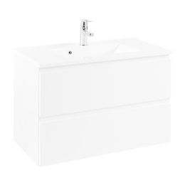 Welltime Waschtisch &raquo;Cardiff&laquo; Breite 80 cm wei&szlig; B/H/T: 80cm x 5cm x 47cm