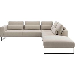 Musterring Ecksofa &raquo;JUSTB! PM100, stilvoller Lounge-Komfort von &laquo; Kollektion Bettina Zimmermann, optionaler Sitzvorzug & Fu&szlig;-Auswahl beige 100% Polyester B/H/T: 