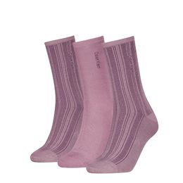 Calvin Klein Herren Socken 3 Paar rosa Einheitsgr&ouml;&szlig;e