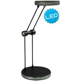 N&auml;ve n&auml;ve LED Tischleuchte &raquo;Aleko&laquo; LED-Modul 1 Stk. flexibel bewegliches Gestell, ein-/ aus Schnurschalter, H: ca. 30cm schwarz 1, H: 30cm, 1 Stk.