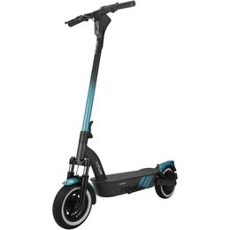 SOFLOW E-Scooter &raquo;SO4 PRO MAX&laquo; 20 km/h 75 km mit Stra&szlig;enzulassung, ABE, Apple Find My, 75 km Reichweite, 10 Zoll blau Austauschbarer Akku mit 576 Wh 