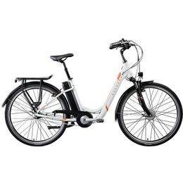 Z&uuml;ndapp Z&uuml;ndapp Unisex &raquo;Z517&laquo; 7 Gang Shimano Nabenschaltung Frontmotor 250 W Pedelec, Elektrofahrrad f&uuml;r Damen u. Herren wei&szlig; 48cm, 28 Zoll (71,12cm)