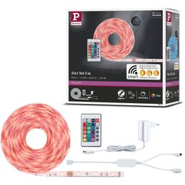 Paulmann LED-Streifen &raquo;SimpLED Stripe Set 5m 230/12V DC Wei&szlig; Metall Kunststoff&laquo; 1 Stk.-flammig RGB Zigbee wei&szlig; Flammen 1 Stk., Gesamtl&auml;nge 6,88m