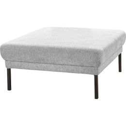 3C Candy Hocker &raquo;Mallow&laquo; passend zur Polsterserie "Mallow" in Flachgewebe silber 100% Polyester B/H/T: 90cm x 43cm x 90cm, Flachgewebe