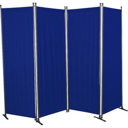 Angerer Paravent (B/H): ca. 170x165 cm blau Acryl B/H/T: 170cm x 165cm