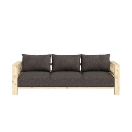 Karup Design Sofa &raquo;Bare Sofa, Schlafsofa mit Boxspring, 3-Sitzer, Couch, Bettfunktion&laquo; Boxspring-Matratze mit Sprungfedern, 3 R&uuml;ckenkissen, Made in Europe Bezug: 