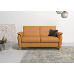 Home Affaire 2,5-Sitzer &raquo;Palmera, B: 179 cm&laquo; mit Federkern gelb Luxus-Microfaser (100% Polyester);Struktur (100% Polyester);Luxus-Microfaser in 