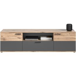 Home Affaire Lowboard &raquo;Riga&laquo; Breite 194 cm braun B/H/T: 194cm x 53cm x 47cm, 2 Stk.