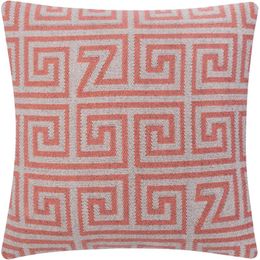 ZOEPPRITZ1828 Dekokissen &raquo;Legacy&laquo; Kissenh&uuml;lle aus Cashmere-Wollmischung mit M&auml;&auml;nder Design rosa Kaschmir, Wolle B/L: 45cm x 45cm, 1 Stk.