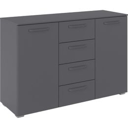 OTTO home Kombikommode &raquo;Kommode Sideboard Schubladenkommode Schlafzimmerkommode OTELI&laquo; Breite 120 cm inkl. SOFT-CLOSE-FUNKTION, mit moderner Dekor-