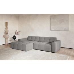 COTTA Ecksofa &raquo;Sento L-Form, Breite 280 cm, Chenille-Struktur&laquo; grau 96% POLYESTER (PES) 4% POLYAMID (PA) B/H/T: 280cm x 76cm x 172cm, Chenille-