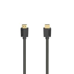 Hama HDMI-Kabel &raquo;High Speed HDMI Kabel, 4K, Stecker, Stecker, Ethernet 5,0m&laquo; HDMI 500 cm schwarz HEC unterst&uuml;tzt Netzwerkverbindungen via HDMI