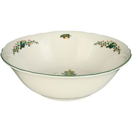 Seltmann Weiden Sch&uuml;ssel &raquo;Marieluise Weihnachten&laquo; 1 tlg. aus Porzellan Schale mit weihnachtlichem Dekor wei&szlig; Porzellan &Oslash; 20,3cm