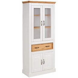 OTTO home Vitrine &raquo;Selma&laquo; H&ouml;he 180 cm (2-trg.) wei&szlig; Einheitsgr&ouml;&szlig;e