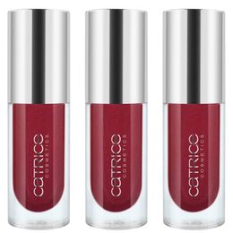 Catrice Damen Lipgloss &raquo;ETERNAL RED Cherry Bomb Lip Oil&laquo; Satte Farbe, gl&auml;nzendes Finish, geschmeidig mit Plumping-Effekt. rot Einheitsgr&ouml;&szlig;e