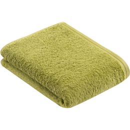 Vossen Badetuch &raquo;Vegan Life&laquo; 100% vegan gr&uuml;n Webfrottier, Obermaterial: 100% Baumwolle B/L: 67cmx140cm, 1 Stk., Webfrottier