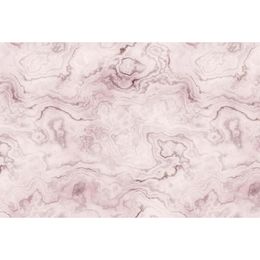 Livingwalls living walls Fototapete &raquo;Walls by Patel Carrara 3&laquo; glatt Vlies, Wand, Schr&auml;ge rosa Vlies B/L: 4m x 2,7m