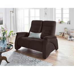 exxpo - sofa fashion 2-Sitzer &raquo;Ascoli, Kinosofa mit hohem Sitzkomfort, bequeme Armlehnen&laquo; hoher R&uuml;cken, inkl. Relaxfunktion braun NaturLEDER (echtes 