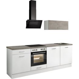 IMPULS K&Uuml;CHEN K&uuml;chenzeile &raquo;Lissabon, Ausrichtung w&auml;hlbar, Schubk&auml;sten mit Soft-Close&laquo; Set, vormontiert, in verschiedenen Farben erh&auml;ltlich, Breite 240