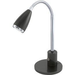 Eglo Tischleuchte &raquo;FOX Tischlampe, inkl. Leuchtmittel, LED, Leselampe&laquo; GU10 Warmwei&szlig; Schreibtischlampe, modern, klassisch, flexibler Arm, 32x12,5cm 