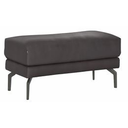 Creation BY ROLF BENZ Hockerbank &raquo;CR.450, Sitzbank&laquo; Alugussf&uuml;&szlig;e in umbragrau braun Chenille COCO (72% Polyester 15% Baumwolle 13% Polyacryl);