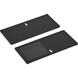 Enders Grillplatte &raquo;1/3 Uniq 3&laquo; schwarz Gusseisen B/H/L: 20,5cm x 1,2cm x 44,5cm