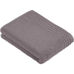 Vossen Saunatuch &raquo;Vienna Style Supersoft&laquo; mit Bord&uuml;re grau Walkfrottee, Baumwolle B/L: 100cmx150cm, 1 Stk., 1 Saunatuch (100x150cm), Walkfrottee