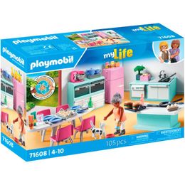 Playmobil Konstruktions-Spielset &raquo;K&uuml;che mit Essplatz (71608), myLife&laquo; Made in Europe bunt Einheitsgr&ouml;&szlig;e Konstruktions-Spielset