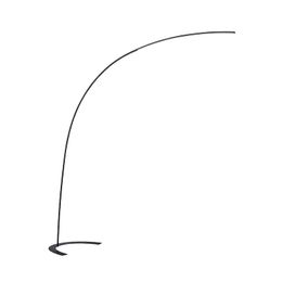 Trio Leuchten LED Bogenlampe &raquo;SHANGHAI&laquo; LED-Board 1 Stk. Warmwei&szlig; mit Fu&szlig;dimmer schwarz 1, H: 210cm, 1 Stk.