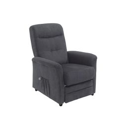 Sit & More sit&more TV-Sessel &raquo;Charlie&laquo; Set, wahlweise mit Motor und Aufstehhilfe grau Altara Nubuck , die Luxus-Microfaser aus 100% Polyester;Luxus-Kunstleder;