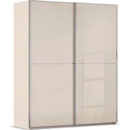 Rauch Schwebet&uuml;renschrank &raquo;Kleiderschrank Schrank Garderobe Schlafzimmerschrank SCALE-DUO&laquo; edle zweigeteilte T&uuml;ren Glas-Front mit 3 Zierleisten MADE 