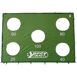 BEST Sporting Fu&szlig;balltor &raquo;Torwand 213er mit 5 Schu&szlig;l&ouml;chern&laquo; gr&uuml;n B/H/L: 213cm x 152cm x 0,5cm, 1 Stk. Fu&szlig;balltor