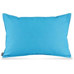 HOCK Dekokissen &raquo;Caribe Outdoor&laquo; wasserabweisend, Kissenh&uuml;lle mit F&uuml;llung, 1 St&uuml;ck blau Polyacryl (dralon ) B/L: 60cm x 40cm, 1 Stk.
