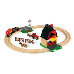 Brio Spielzeug-Eisenbahn &raquo;Brio WORLD, Bauernhof Set&laquo; Made in Europe bunt Einheitsgr&ouml;&szlig;e Spielzeug-Eisenbahn