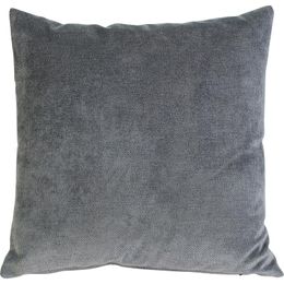 G&ouml;zze Dekokissen &raquo;Muri&laquo; in vielen Unifarben grau Obermaterial: 100% Polyester B/L: 50cm x 50cm, 2 Stk.