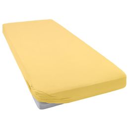 bellana Spannbettlaken &raquo;bellana deluxe mit Elasthan, Jersey 230 g/m&sup2;, Premium-Qualit&auml;t&laquo; mit 5% Elasthan, f&uuml;r Matratzen bis 35cm H&ouml;he, b&uuml;gelfrei, 