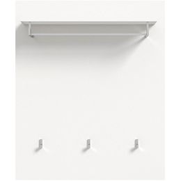 Home Affaire Garderobenpaneel &raquo;CAPRI, Breite 80 cm, 1 Ablageboden, 3 Haken, 1 Kleiderstnage&laquo; Wandgarderobe, Paneel, Garderobe, Flurpaneel, Wandpaneel 