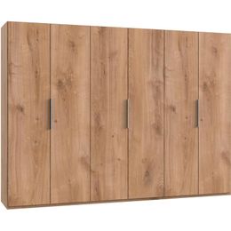 wimex Kleiderschrank &raquo;Level by fresh to go&laquo; ohne Schubladen braun B/H/T: 300cm x 216cm x 58cm, T&uuml;ren: 6 Stk.