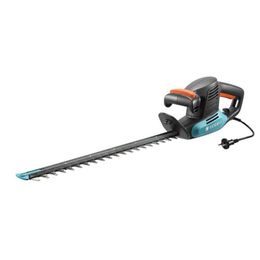 Gardena Elektro-Heckenschere &raquo;EasyCut 450/50&laquo; () f&uuml;r den R&uuml;ckschnitt von kleinen und mittelgro&szlig;en Hecken grau Kabelzugentlastung verhindert 