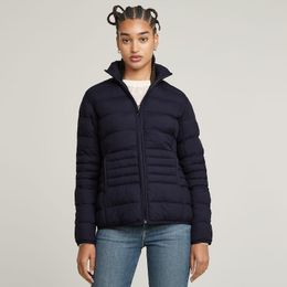 G-Star Raw G-Star Damen G-STAR Steppjacke &raquo;Light Weight Pdd Jacket&laquo; ohne Kapuze mit Logo Stickerei am &Auml;rmel blau S