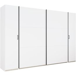 Rauch Schwebet&uuml;renschrank &raquo;Kleiderschrank Dreht&uuml;renschrank Schrank Garderobe KRONACH&laquo; in 3 Ausstattungen BASIC/CLASSIC/PREMIUM, Breiten 225/268/311/