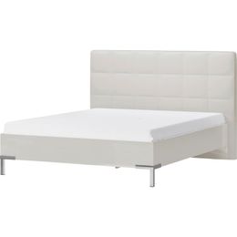 OTTO home Bett &raquo;Piano, Liegefl&auml;che 160x200 oder 180x200cm, FSC-zertifiziert&laquo; mit gepolstertem Kopfteil, UV Lackierung hochglanz beige oder wei&szlig; beige 