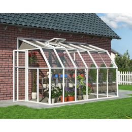 Gew&auml;chshaus &raquo;Sun Room&laquo; lebenslang widerstandsf&auml;hige Wandpaneele wei&szlig; B/H/T: 201cm x 247cm x 386cm